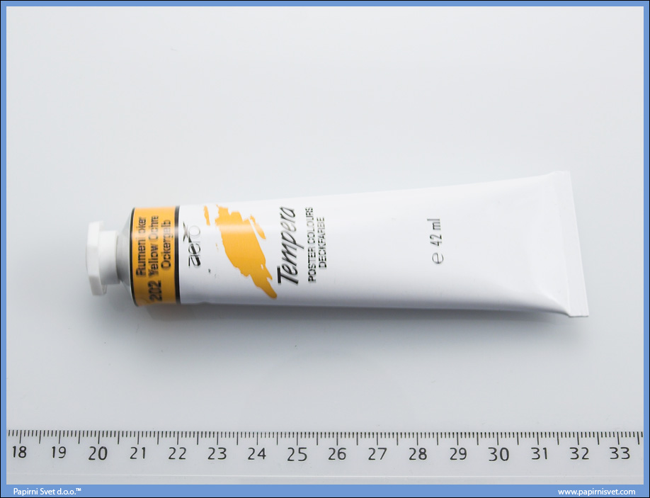 Tempera 42ml RUMENI OKER - YELLOW OCHRE, Aero - Papirni Svet
