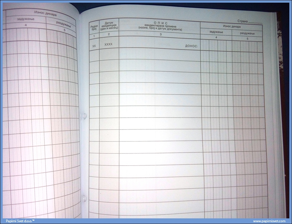 KEP Knjiga evidencije prometa A4 Ilijanum - Papirni Svet