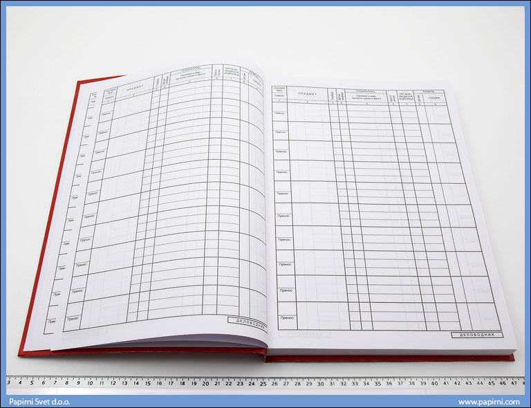 Delovodnik B4 tvrdi povez 200 lista | Papirni Svet d.o.o.