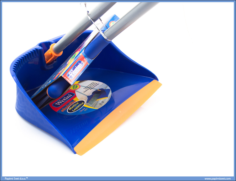 Lopatica i metla-četka sa držačem, Wetini - Papirni Svet