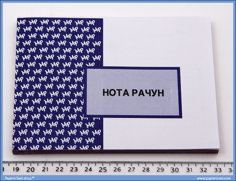 Nota račun A6 | Papirni Svet d.o.o.