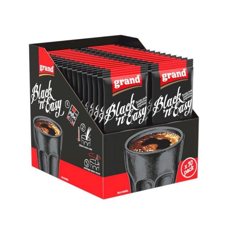 Paket Grand kafa BLACK&EASY 30x8gr - Papirni Svet