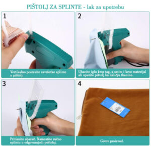 Aparat pištolj za splinte Tagging Gun TG-88S - Papirni Svet