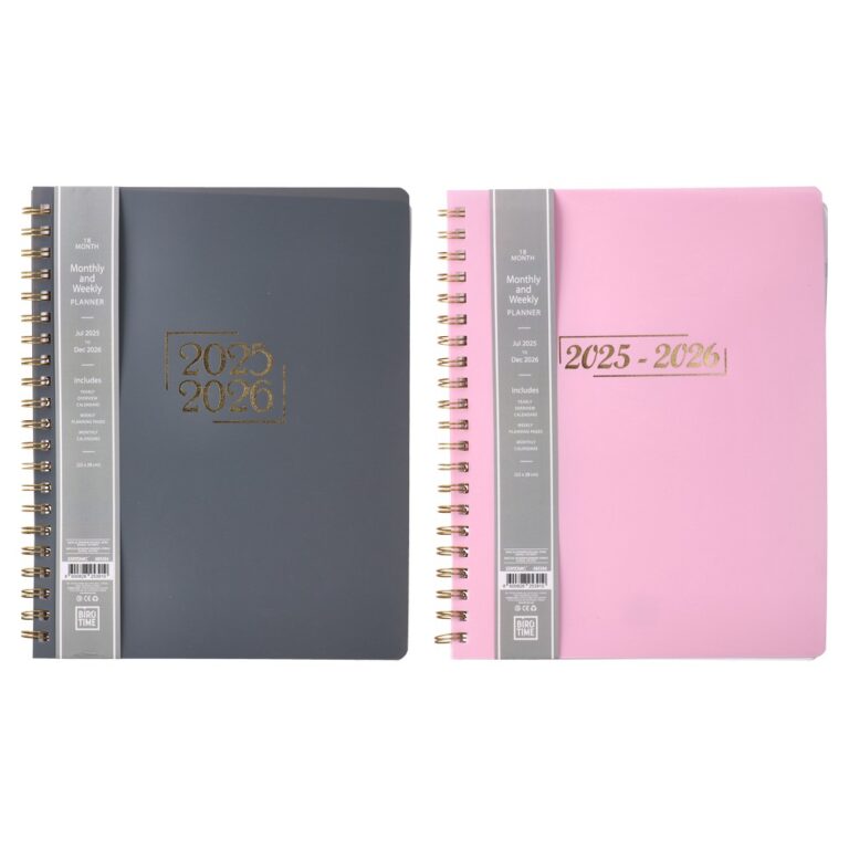 Datumirani Rokovnik A4 MAPLE 28 sa Spiralom, Biro Time - Papirni Svet