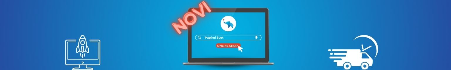 Dobrodošli u unapređeni online shop Papirni Svet! - Papirni Svet